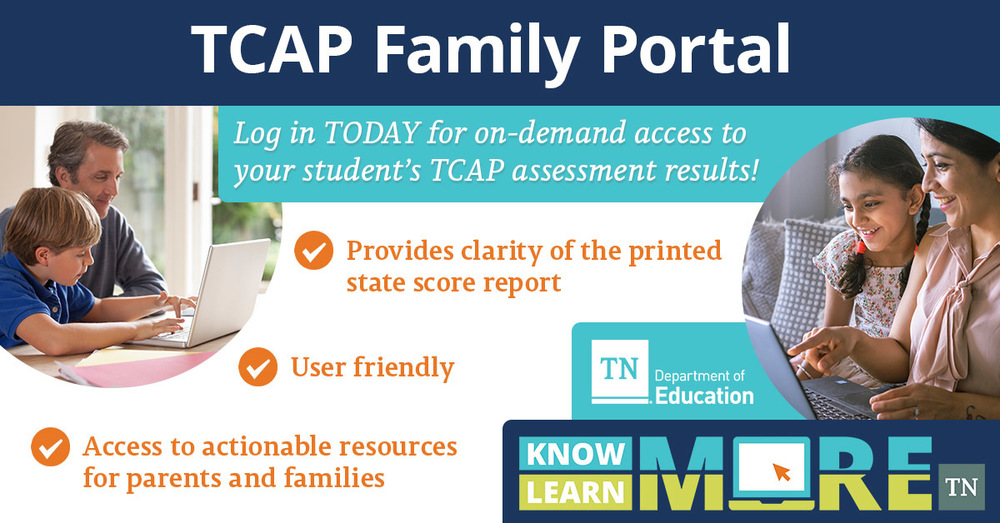 TCAP Family Portal Now Open | North Middle School